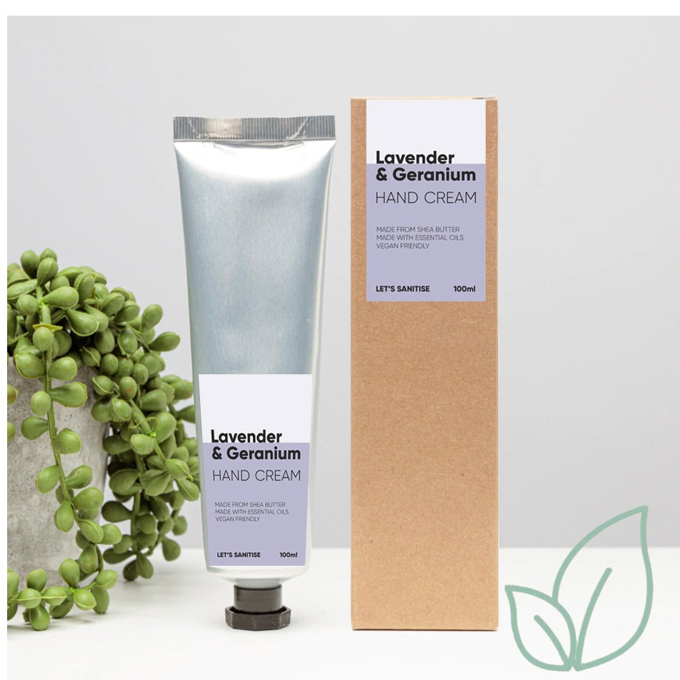 Lavender & Geranium Hand Cream - 100ml – Let's Sanitise